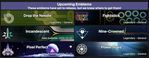 Tons of emblem news today!
